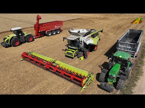 Der neue CLAAS LEXION - Modell 2023 - Mähdrescher Test Drive dreschen Getreideernte Landwirtschaft