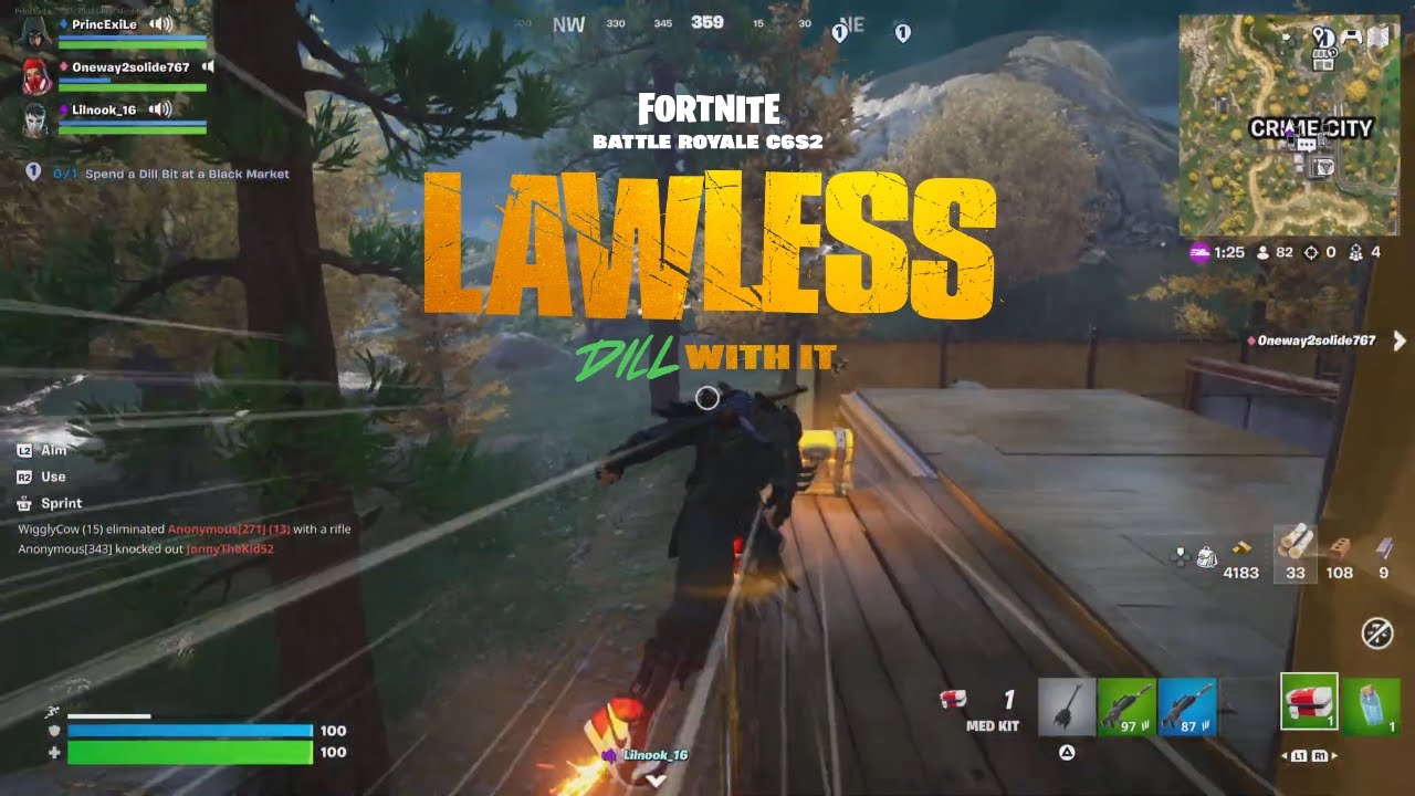 BATMAN FORTNITE LAWLESS: Welcome to CRIME CITY! - YouTube