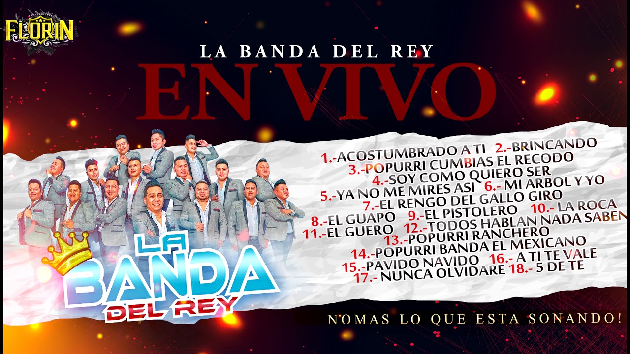 LA BANDA DEL REY👑 DISCO EN VIVO 📀📀 COMPLETO - YouTube