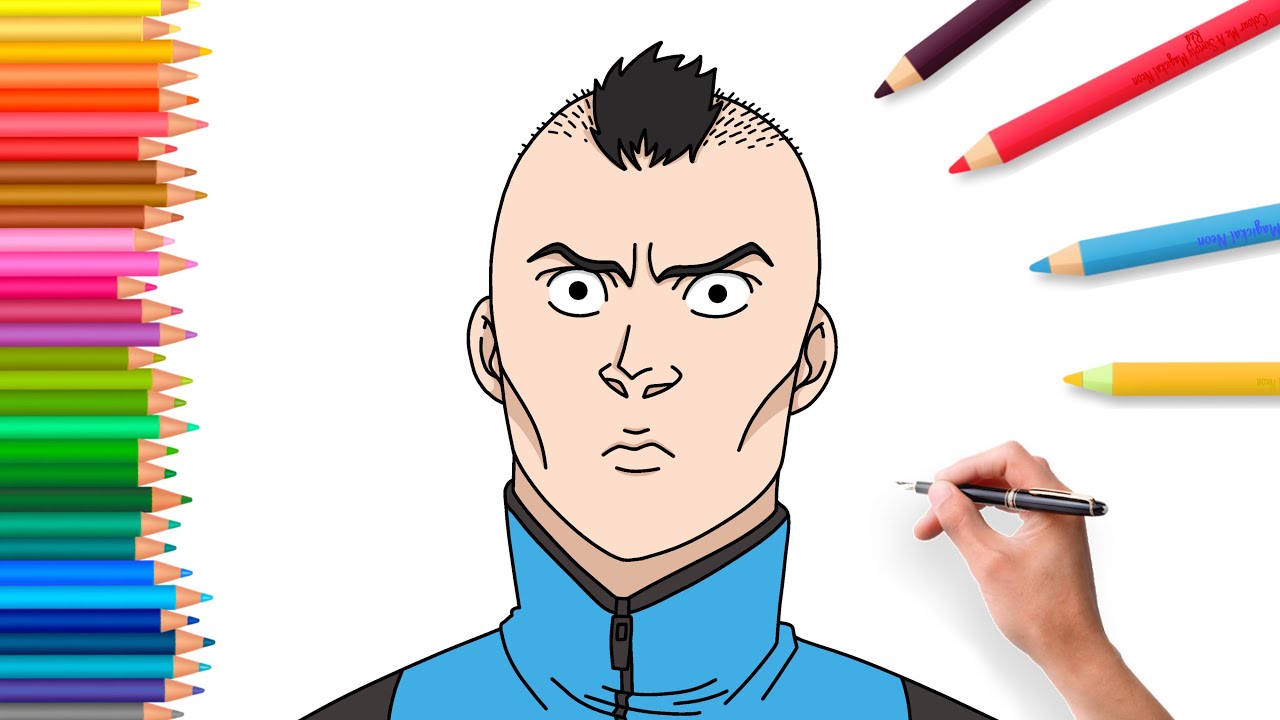 How to draw Mohawk Mark ( alternate Mark Grayson ) step by step | easy ...