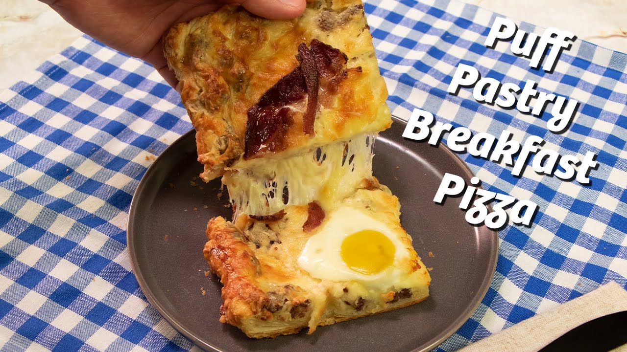 Don't miss this SIMPLE puff pastry breakfast pizza! - YouTube