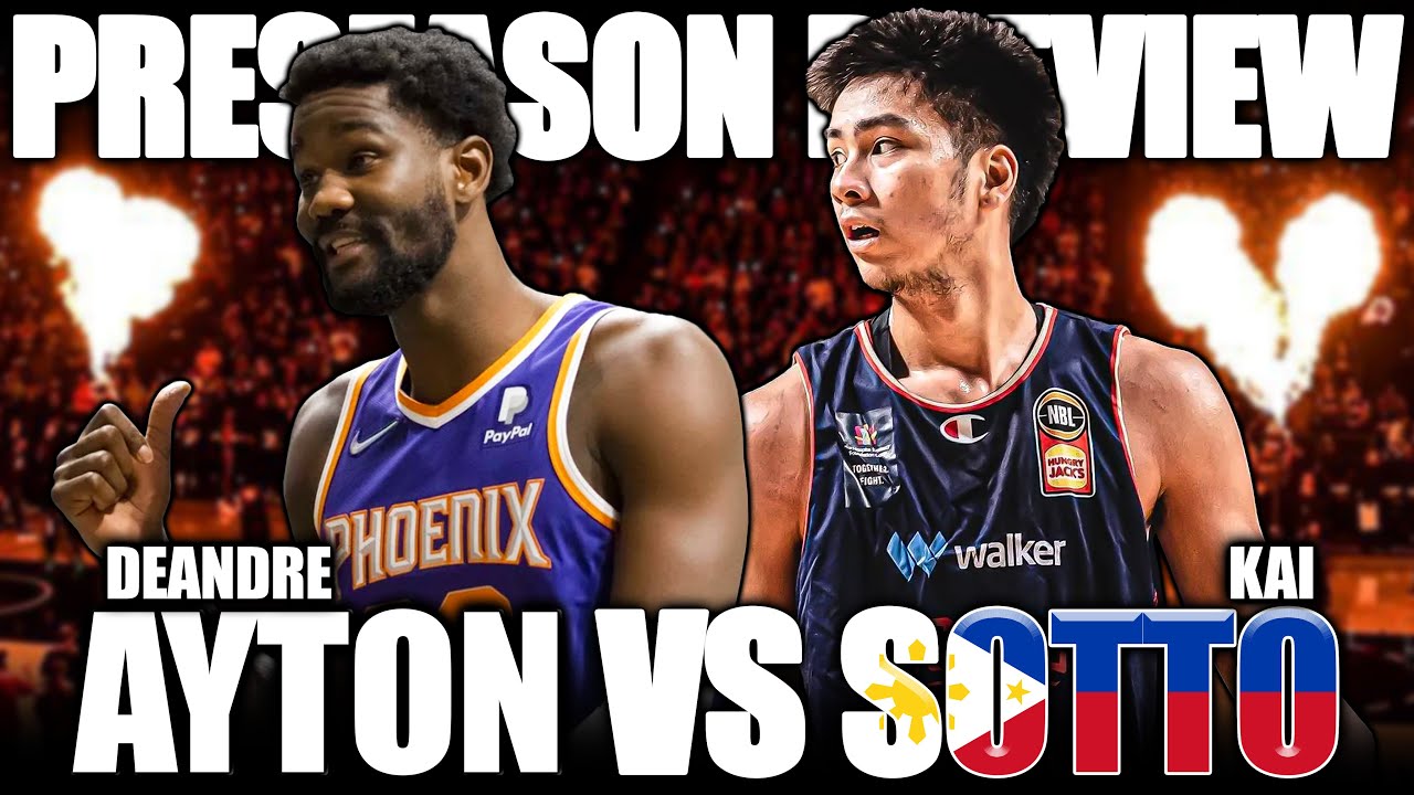 Deandre Ayton vs Kai Sotto SHOWDOWN | '22 Phoenix Suns Preseason ...