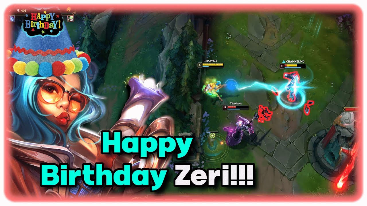 Happy Birthday Zeri | NEW ZERI BUILD | Zeri Highlights - YouTube