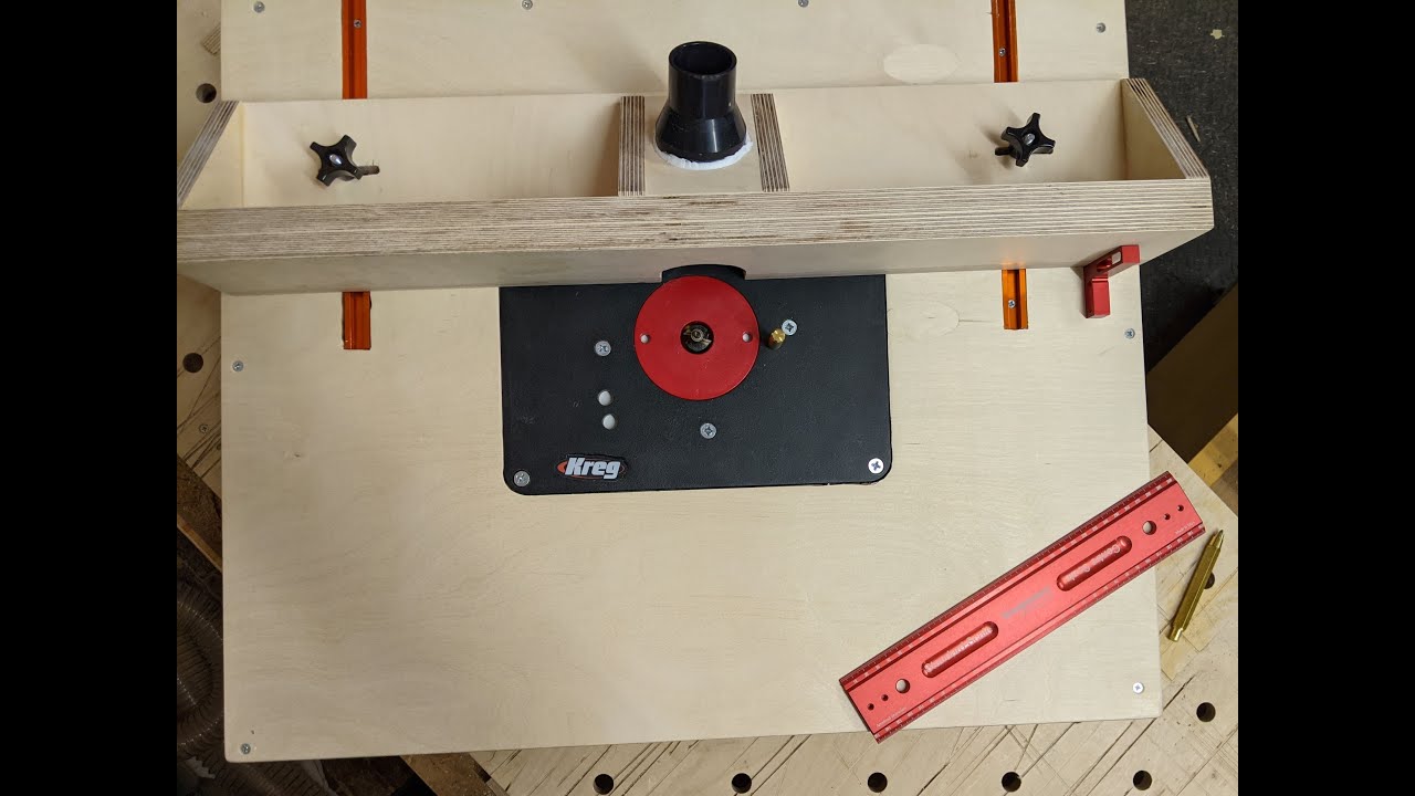 Bench top Router Table Build - check it out! - YouTube