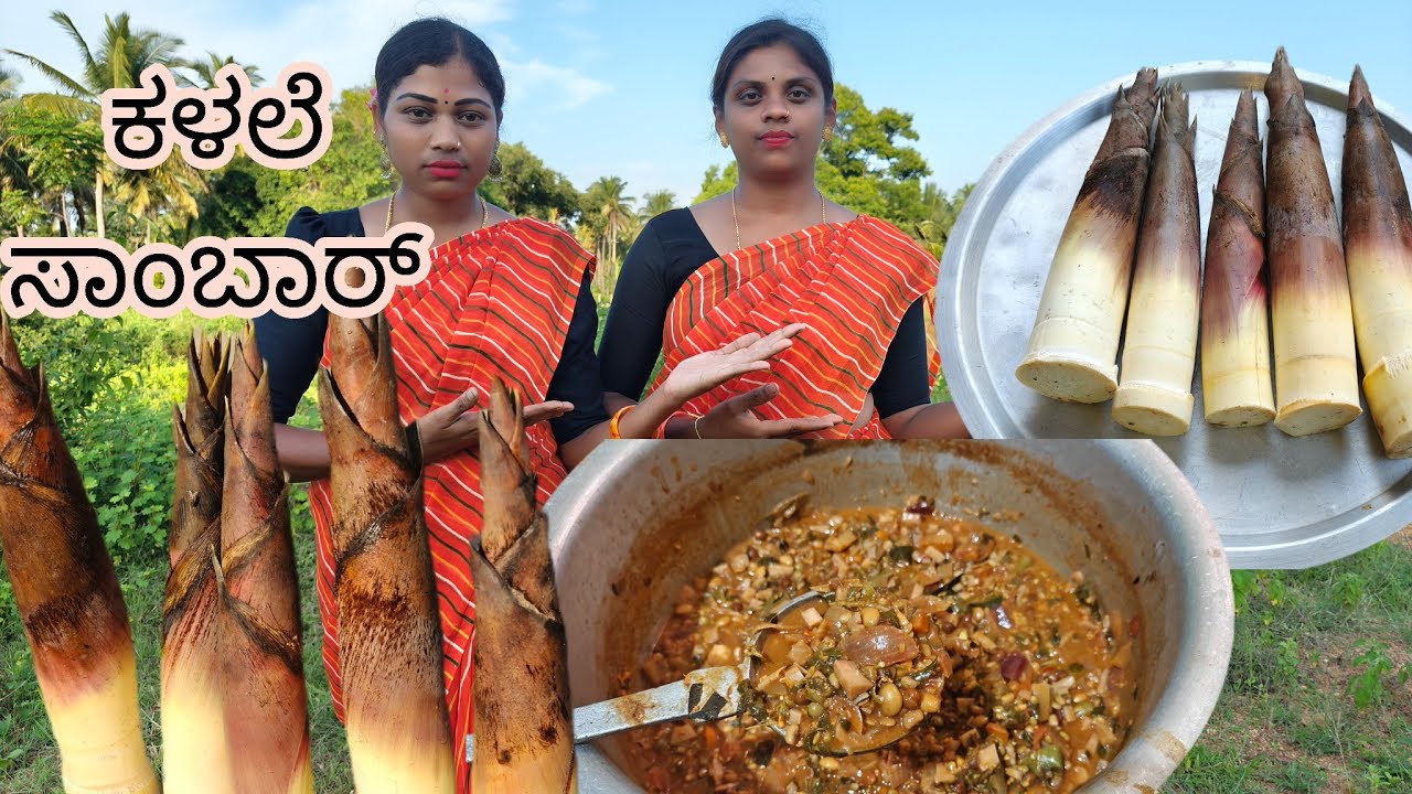 ನೀವು ಒಂದ್ಸಲ ಟ್ರೈ ಮಾಡಿ ಕಳಲೆ ಸಾಂಬಾರ್ | Kalale Sambar | village ladies ...