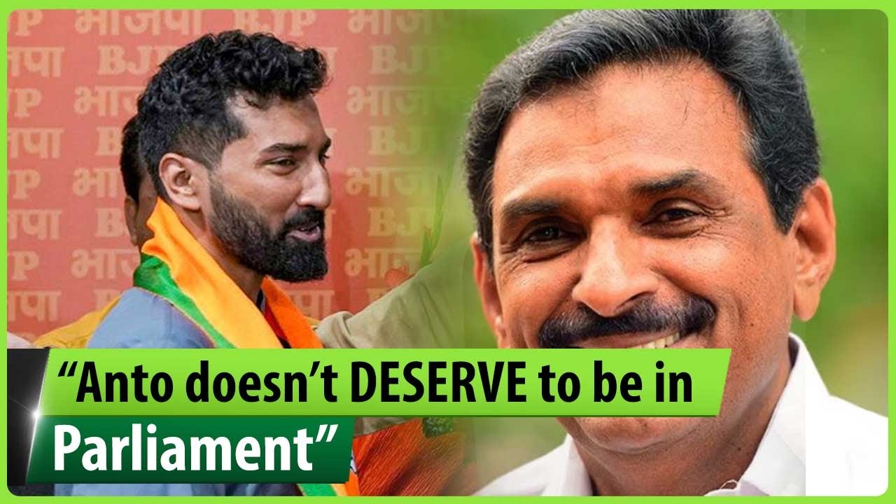 BJP’s Anil Antony slams Congress’s Anto Antony’s Pulwama remark - YouTube