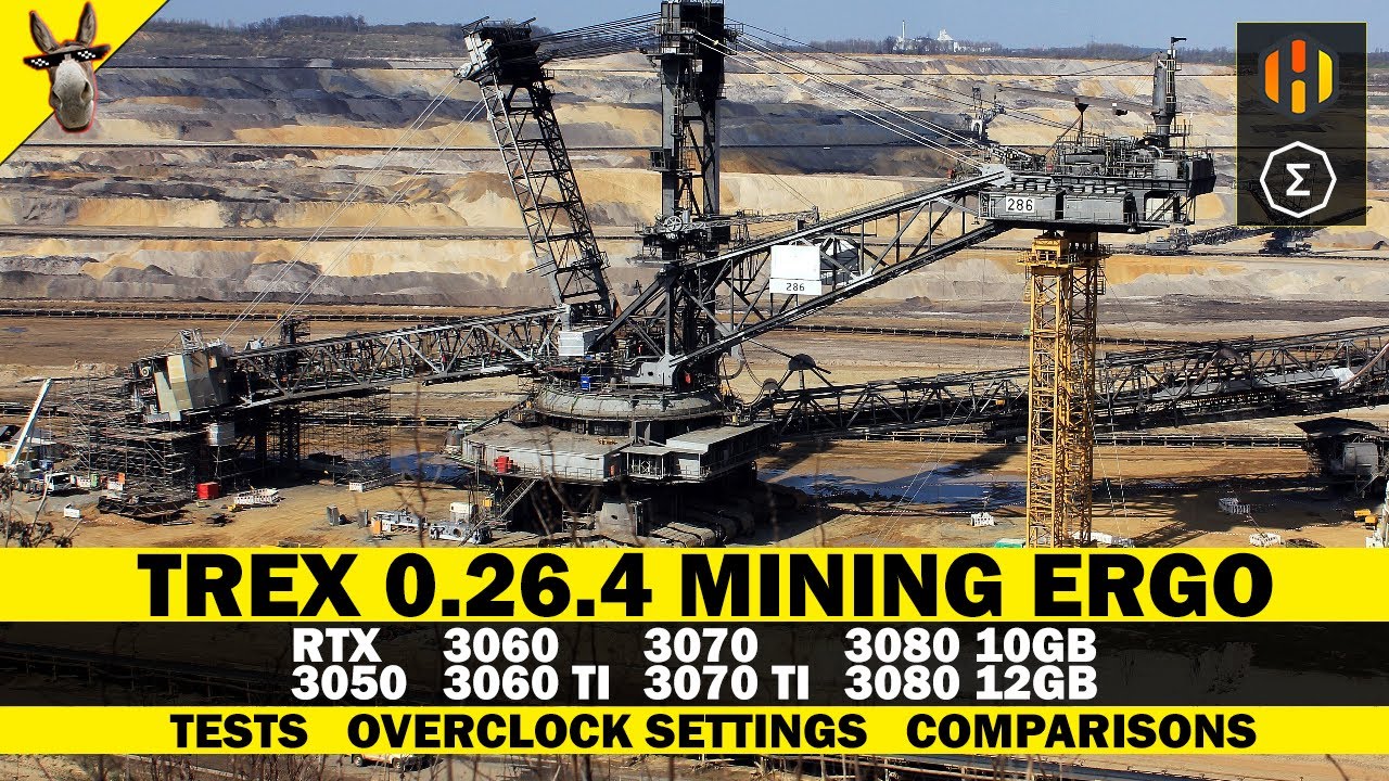 How to mine ERGO | ERGO mining overclock settings | TREX MINER 0.26.4 ...
