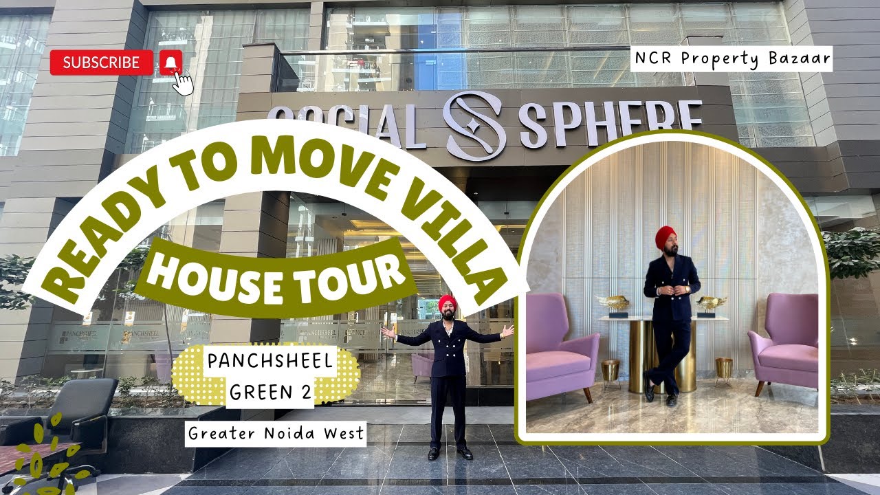 Panchsheel Green II Spacious 2 BHK Apartment & Ready To Move Villa 🏰Greater Noida West🌟 ...