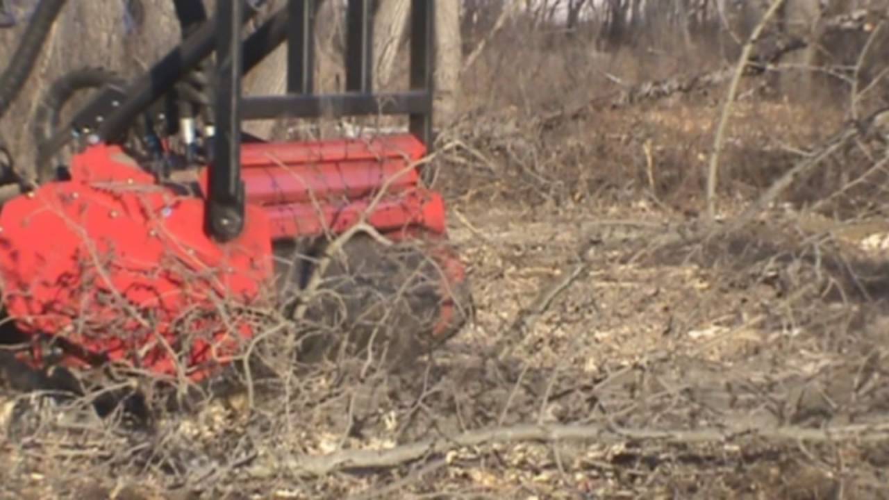 Fecon Inc. FTX400LGP Tracked Forestry Mulcher - YouTube