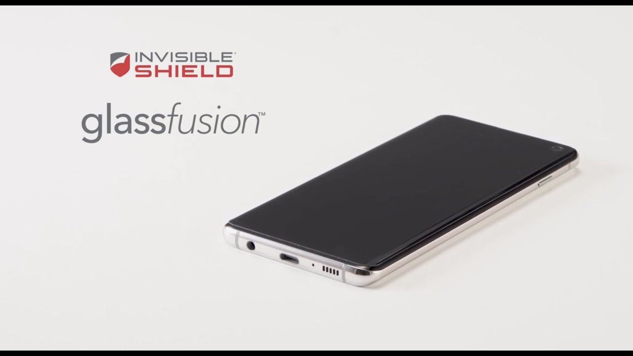 Installing InvisibleShield GlassFusion Screen Protection - YouTube