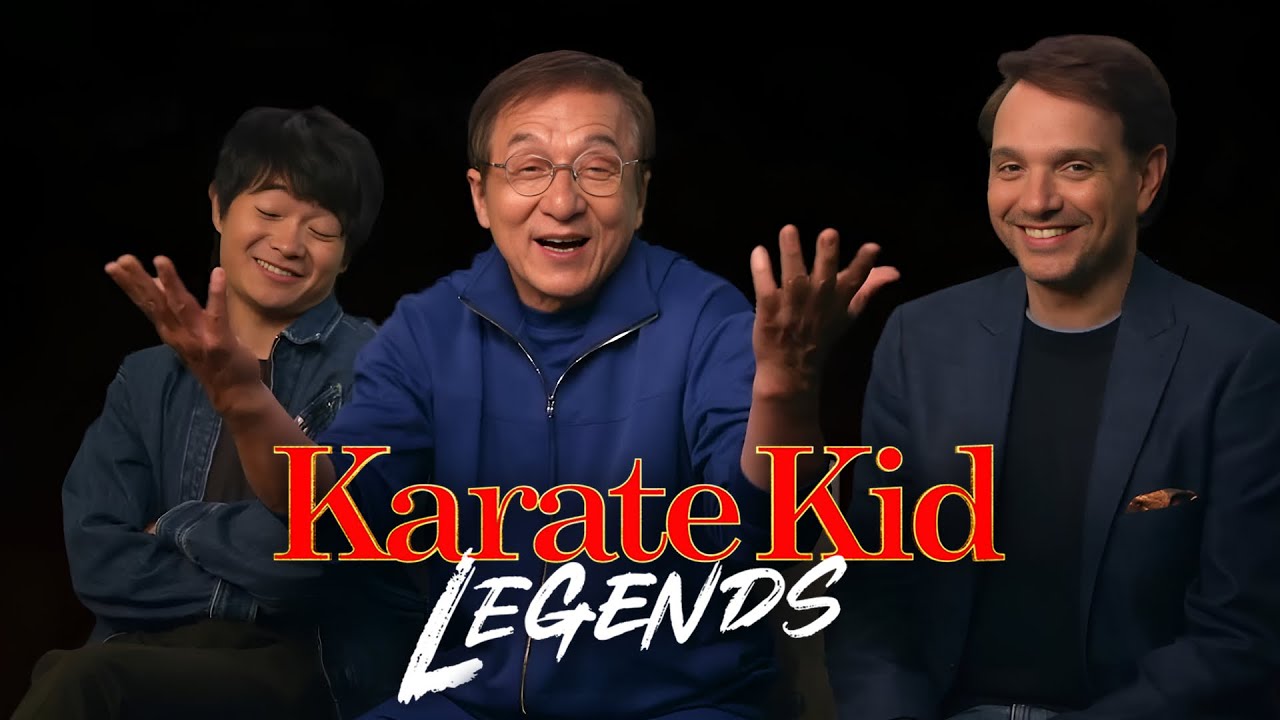 KARATE KID LEGENDS interviews Jackie Chan, Ben Wang, Ralph Macchio, Joshua Jackson, Sadie ...