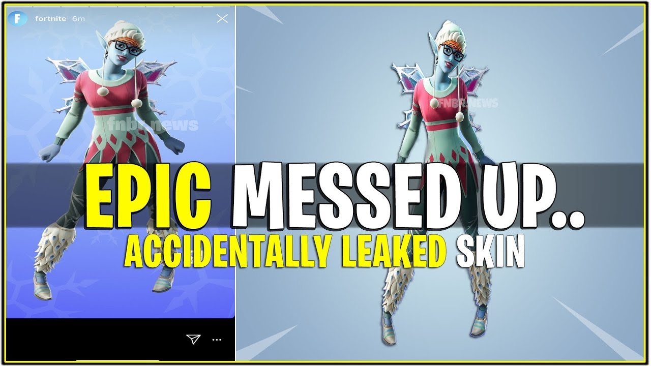 *NEW* EPIC ACCIDENTALLY LEAKS ENCRYPTED SKIN! (Fortnite Messed Up ...