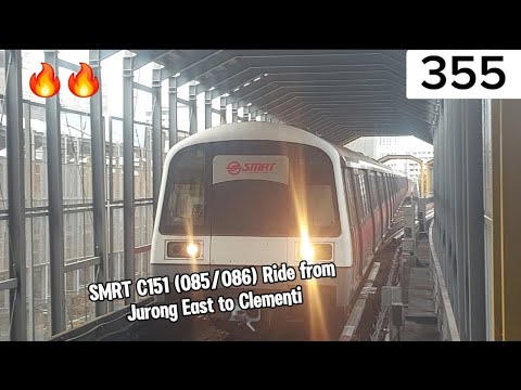 SMRT C151 (085/086) Jurong East to Clementi - YouTube