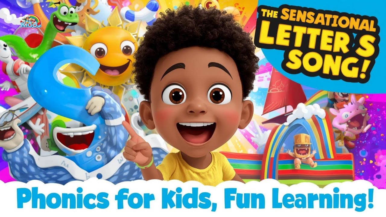 The Sensational Letter S Song! Learn Sounds & Words! Phonics for Kids ...