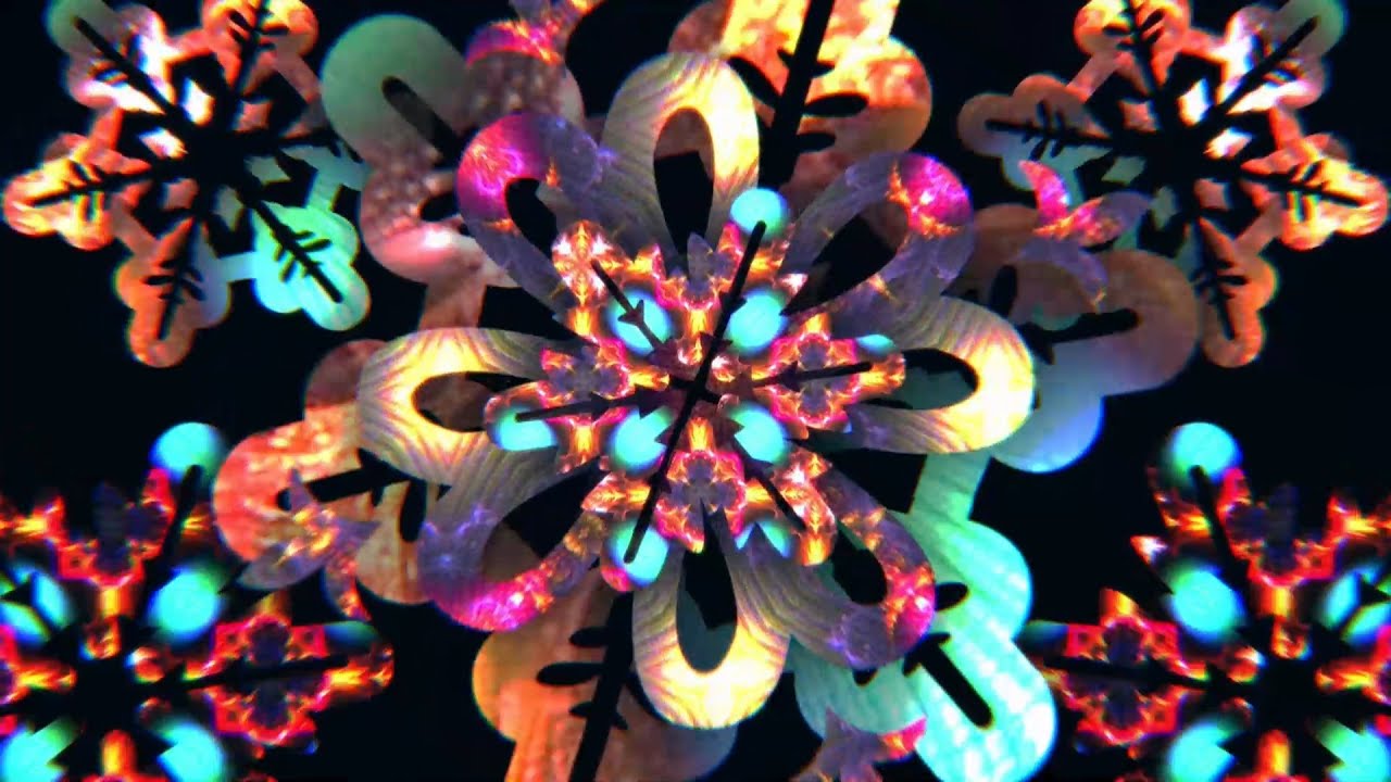 1 Hour Visual In Full HD / nr.414 / Christmas Holiday VJ Party ...