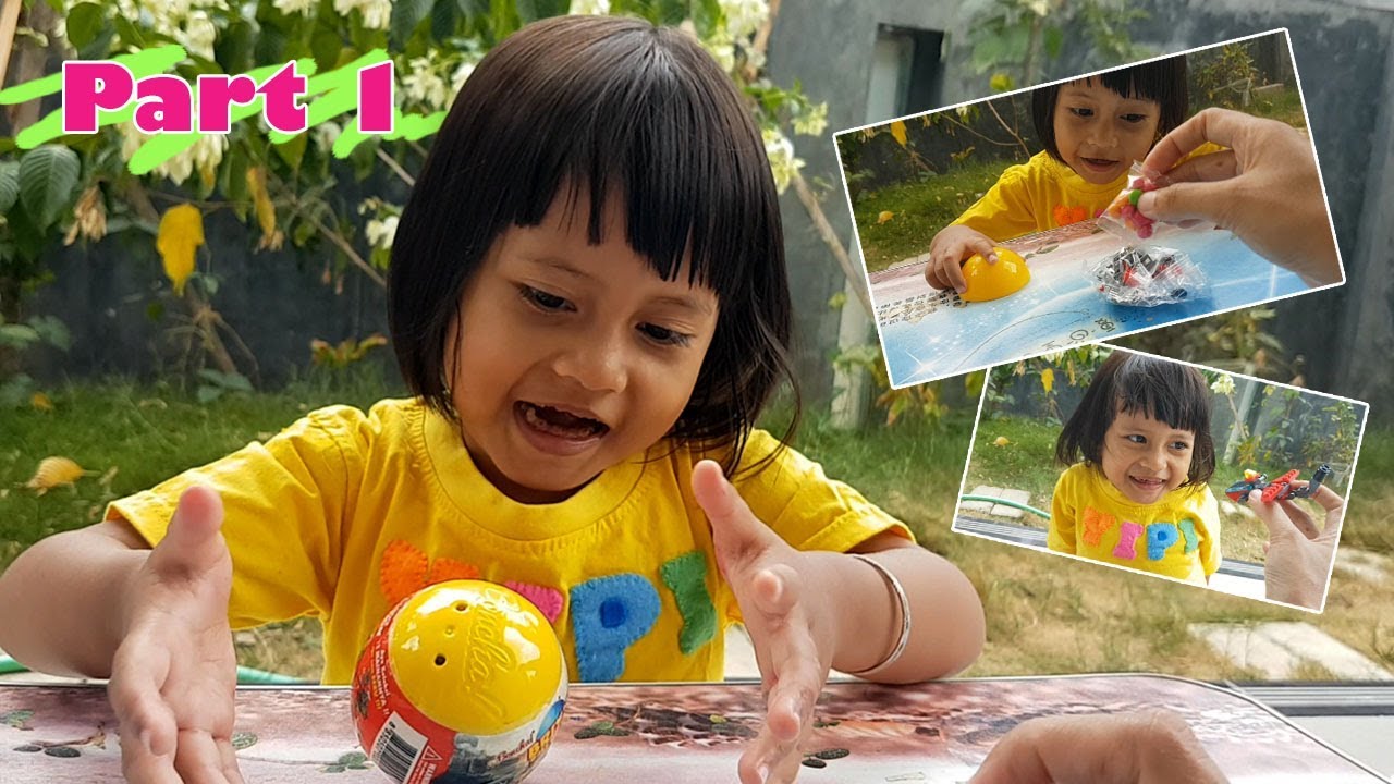 Unboxing Bouncha Brixy Ball Candy Surprise Eggs Lego Mainan Untuk Anak ...