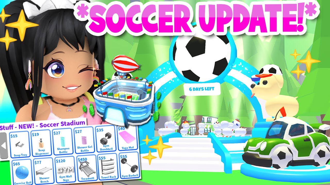 *IT'S HERE* SOCCER HOME, FURNITURE, CAR & MORE! in Adopt Me! (roblox ...