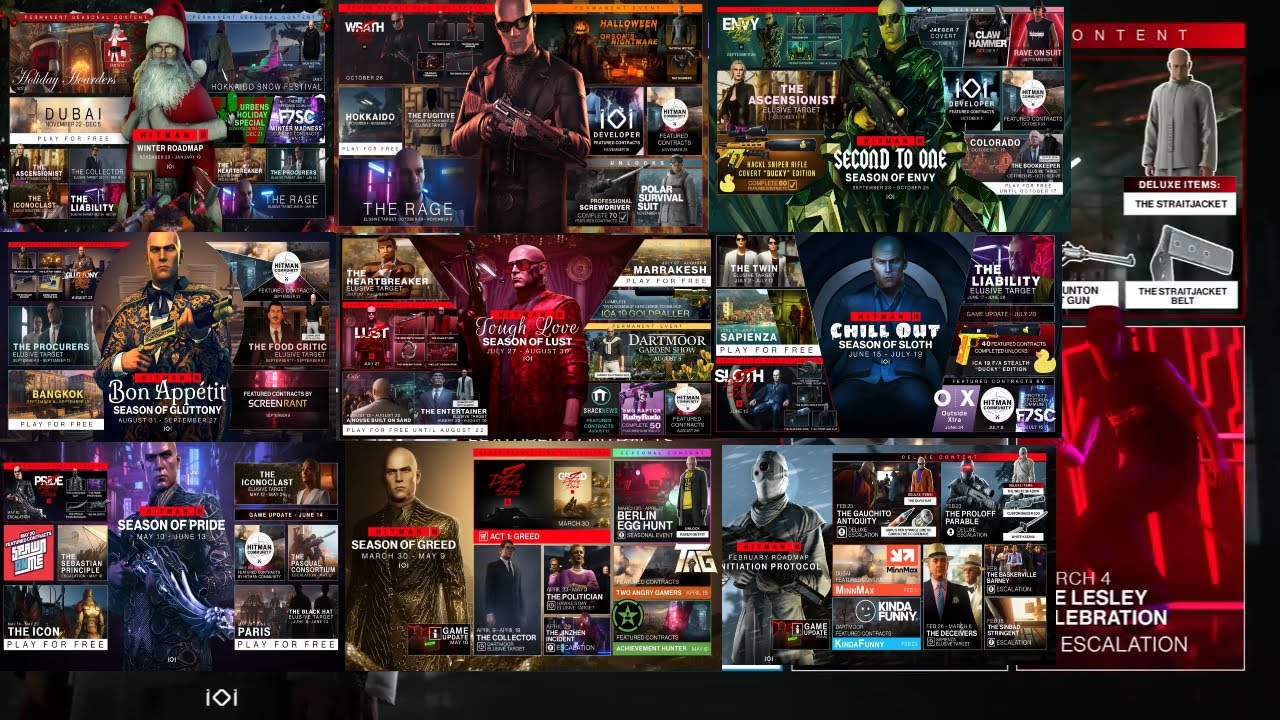 HITMAN 3 - All Roadmap - YouTube