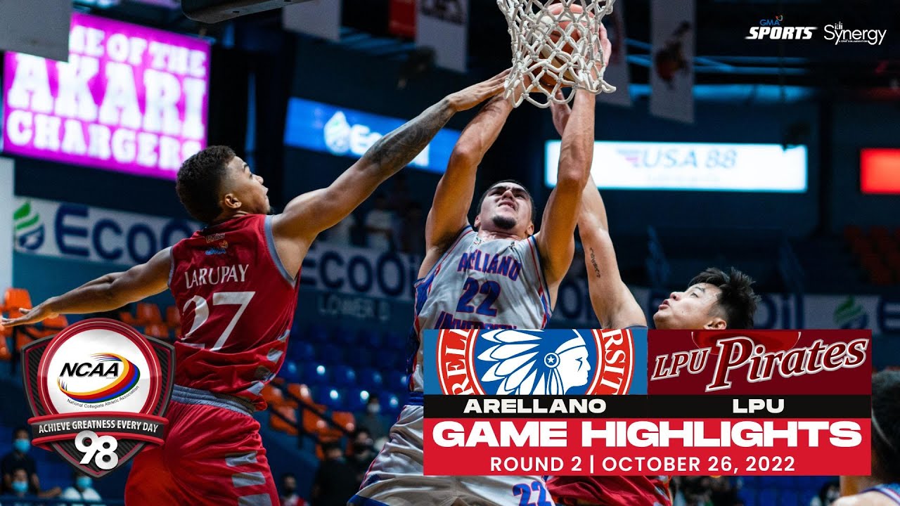 NCAA Season 98 | Game Highlights: Arellano vs LPU | Men's Basketball ...