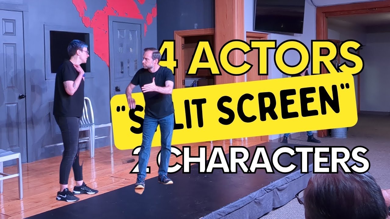 4 Actors play 2 Characters in 1 Scene - YouTube