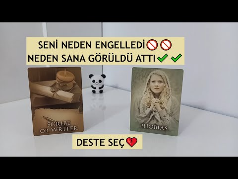 DESTE SEÇ💔 NEDEN GÖRÜLDÜ ATTI✔✔ NEDEN SENİ ENGELLEDİ🚫🚫