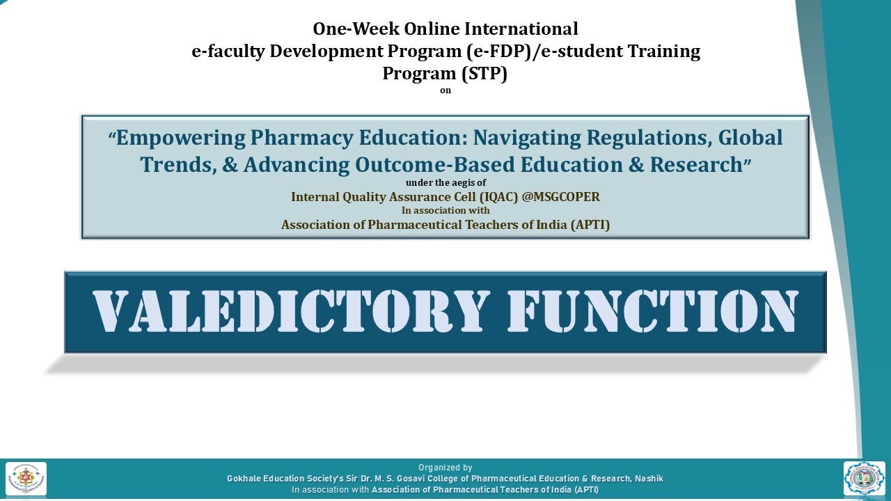 Valedictory Function - YouTube