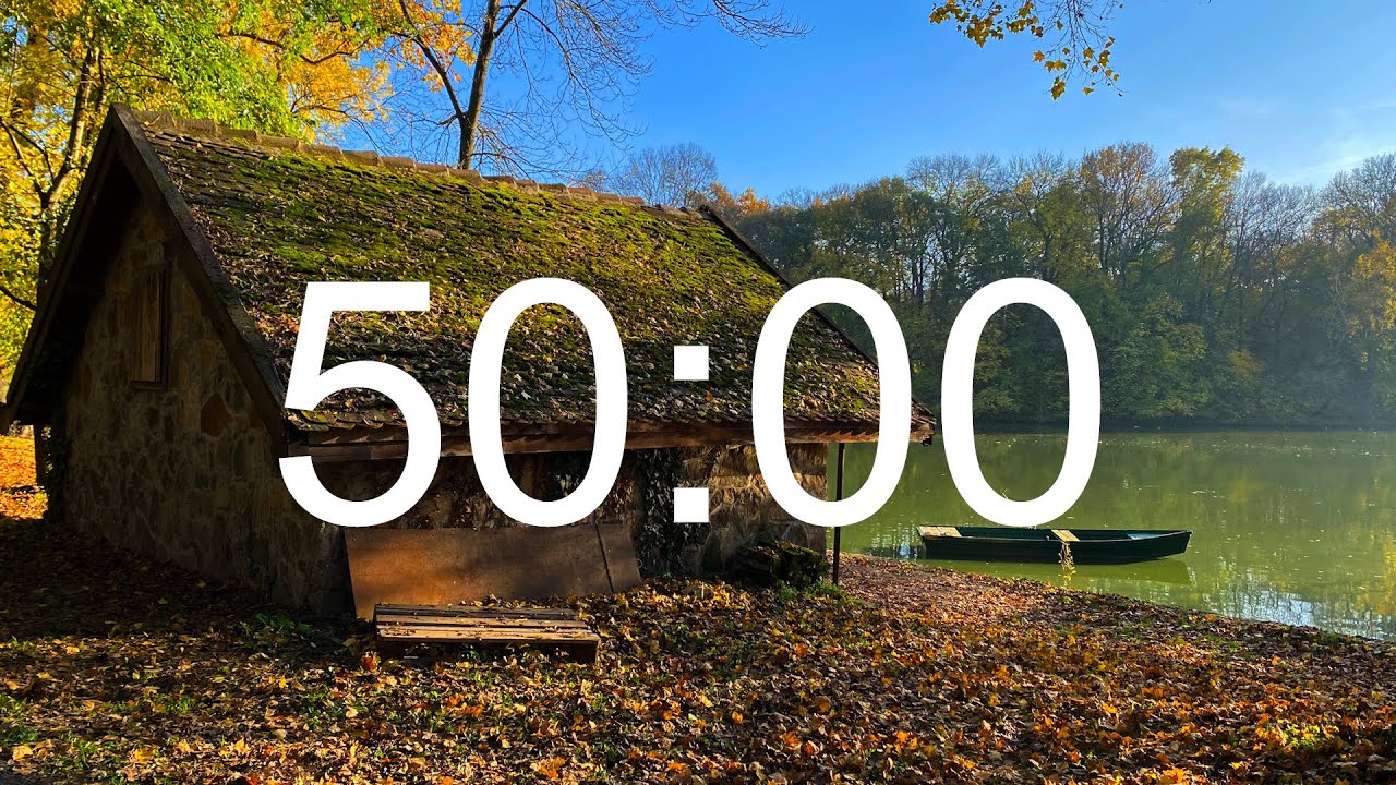 50 minute countdown timer with MUSIC - Full HD 1080p, Music version ...