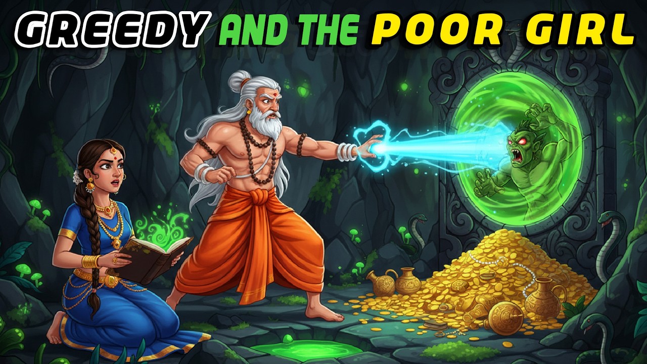 Greedy And The Poor Girl | Moral Stories in English | Life Lesson ...