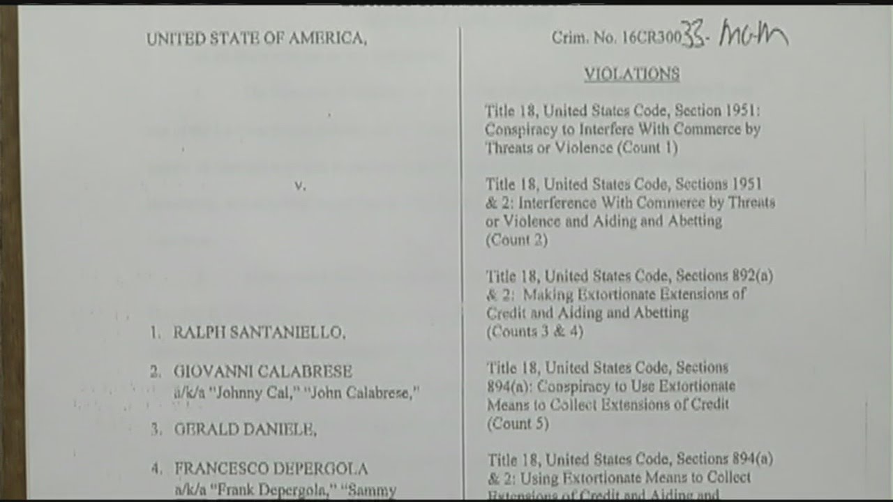 5 alleged organized crime figures arrested in Springfield - YouTube