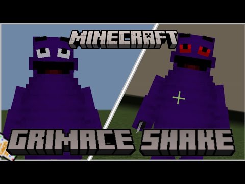 🥤Grimace Shake In Minecraft | Addon By: @Yuriegazoph - YouTube