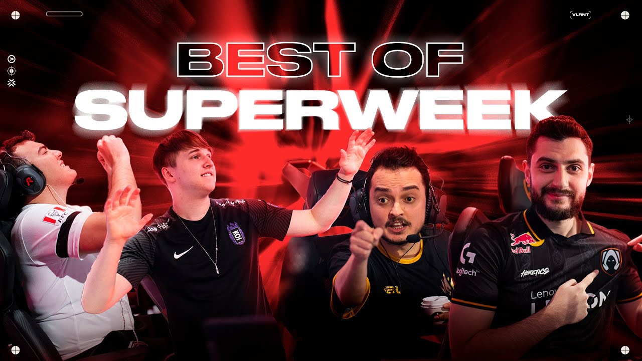 BEST PLAYS OF SUPERWEEK | W1 HIGHLIGHTS | VCT EMEA 2023 - YouTube