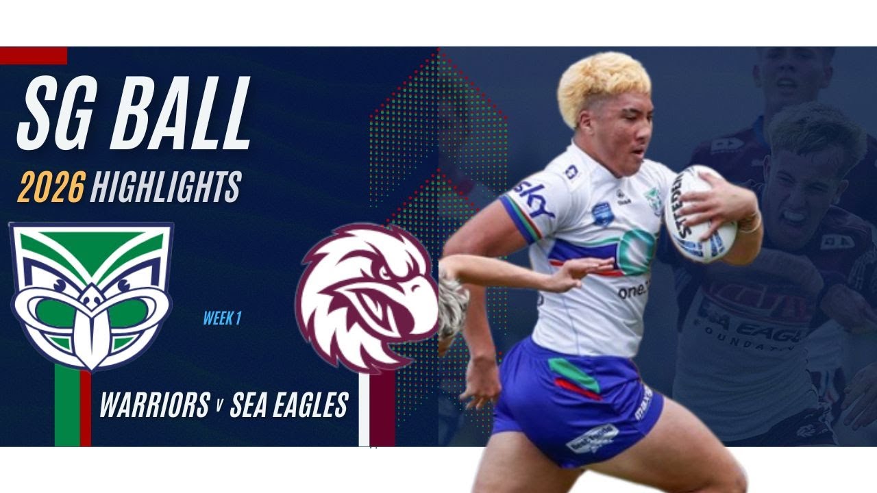 Warriors v Manly | SG Ball 2026 | Rd 1 HIGHLIGHTS - YouTube