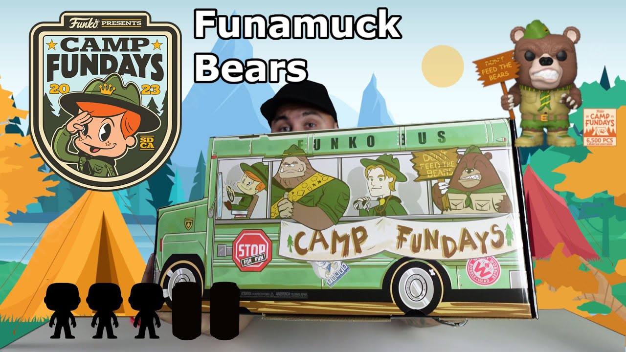 Funamuck Bears CAMP FUNDAY BOX OF FUN 2023 - Funko Pop! på svenska med ...