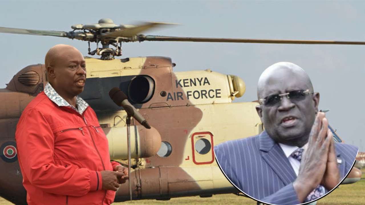 "CS MAGOHA'S BODY TO BE AIR-LIFTED BY KDF CHOPPER, FOOD WILL BE ...