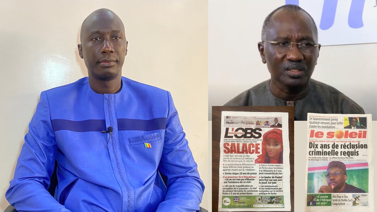 Léerali Dame MBODJI cili Docteur Alfousseyni Gaye tontou journalistes ...