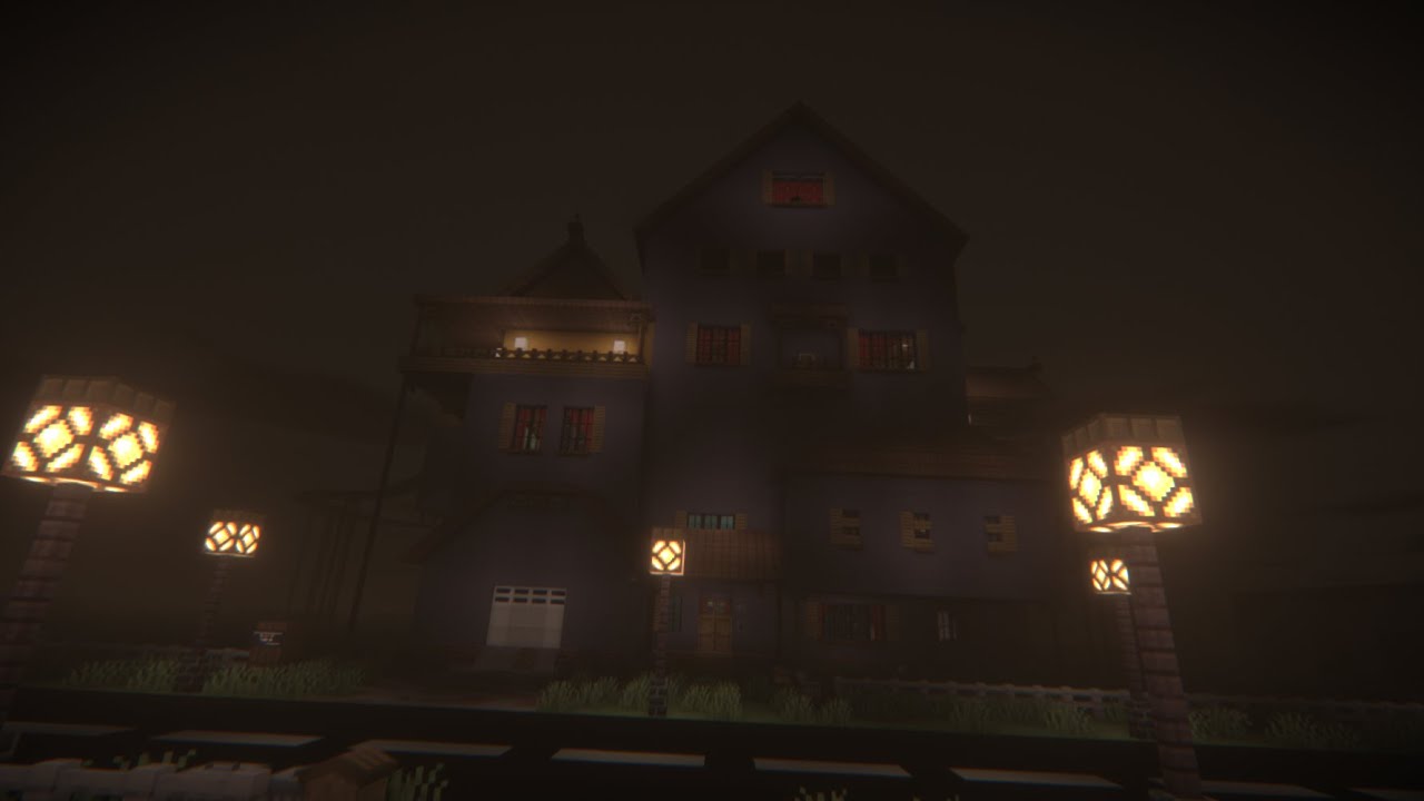 HELLO NEIGHBOR ALPHA 1 IN MINECRAFT: TRAILER - YouTube