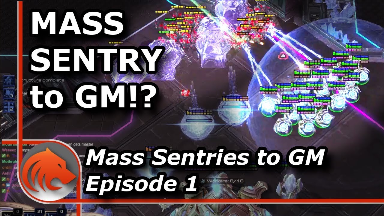 StarCraft 2: ONLY Sentries to Grandmaster!!! - YouTube