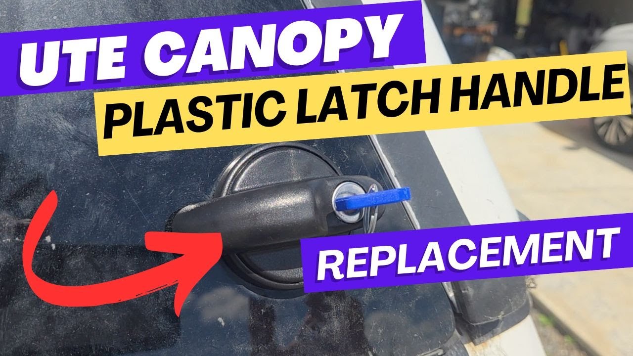 Plastic canopy latch replacement (ute canopy handle ARB Beut Utes ...