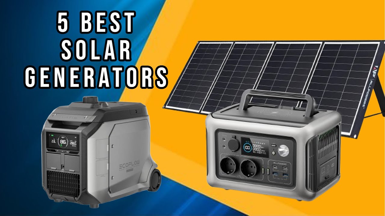 5 Best Solar Generators for 2024 | Power Station - YouTube