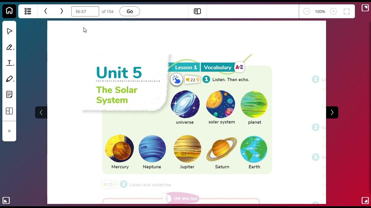 Unit 5 - the solar system - 6th grade - YouTube