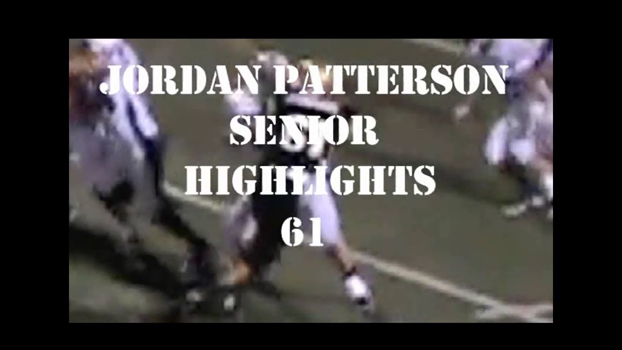 Jordan Patterson Football Highlights 2013 - YouTube