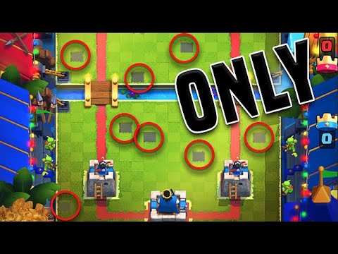 ONLY THESE TILES in CLASH ROYALE! - YouTube