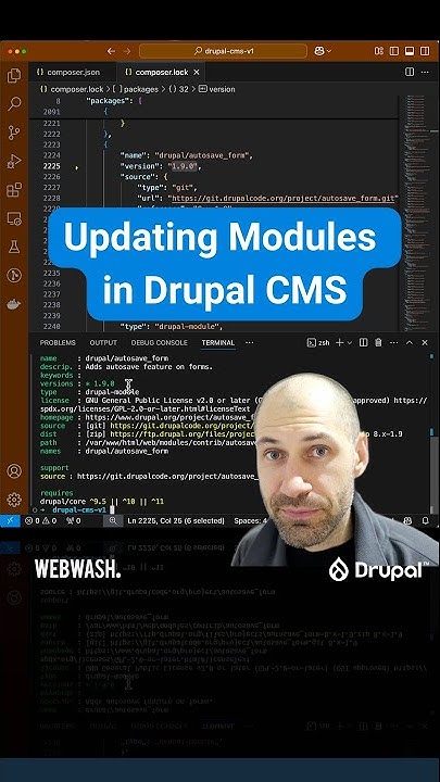 Updating Modules in Drupal CMS - YouTube