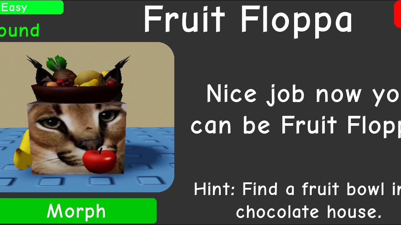 How To Get The “Fruit Floppa” | Find The Floppa Morphs #roblox #floppa ...