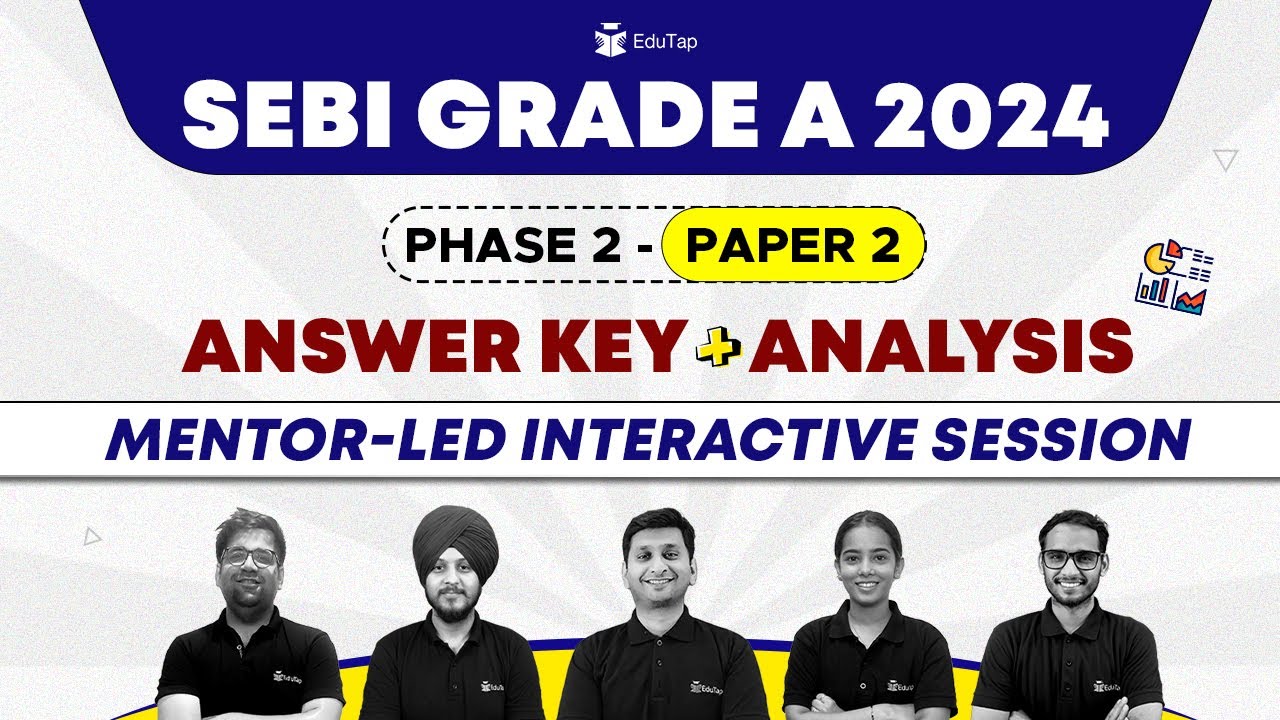 🔴SEBI Grade A 2024 Phase 2 Paper 2 Detailed Analysis | SEBI 2024 Answer ...