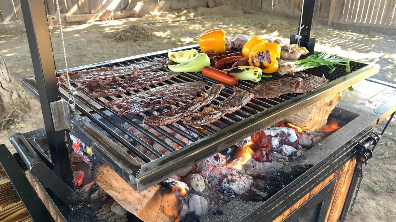 ️CARNITA ASADA en nuestro ASADOR ATAUD ️ - YouTube