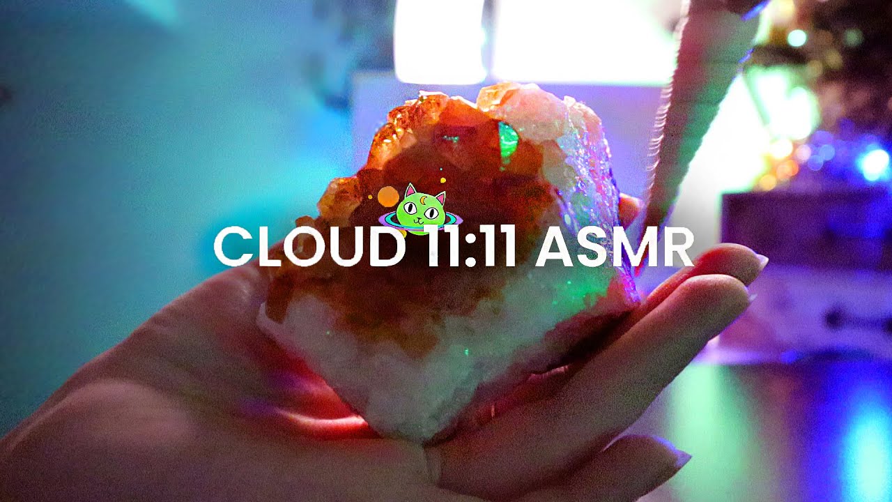 ASMR - Sparkly Crystals TRACING and SCRATCHING (no talking) - YouTube