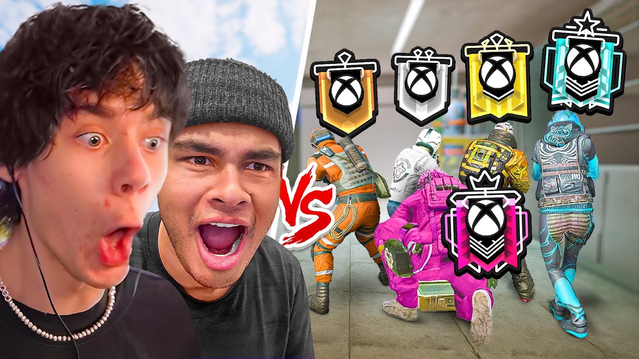 Ooziie & Skittlz 2v5 EVERY CONSOLE RANK (INSANE) - YouTube