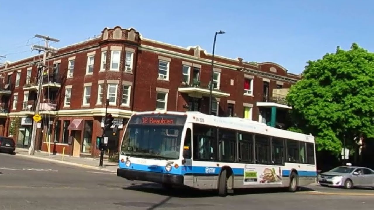 OLDER MONTREAL STM BUSES IN ACTION - MAY 15 -26, 2020 - YouTube