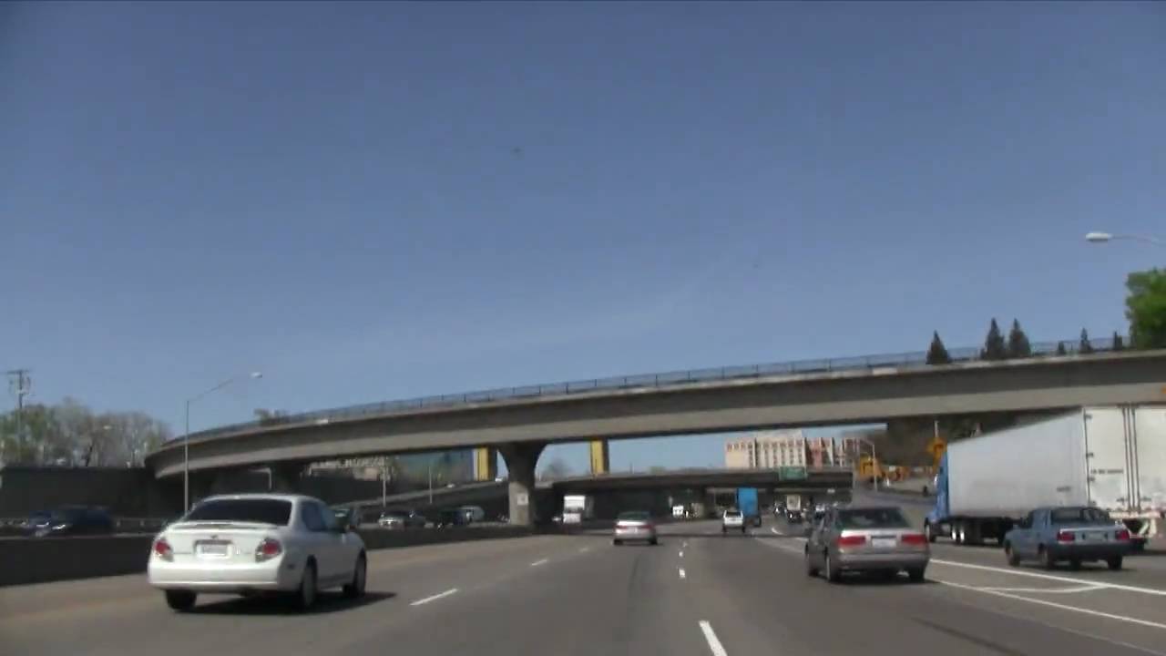 I-5 North (CA), Sacramento, Exit 507 To Exit 525B - YouTube